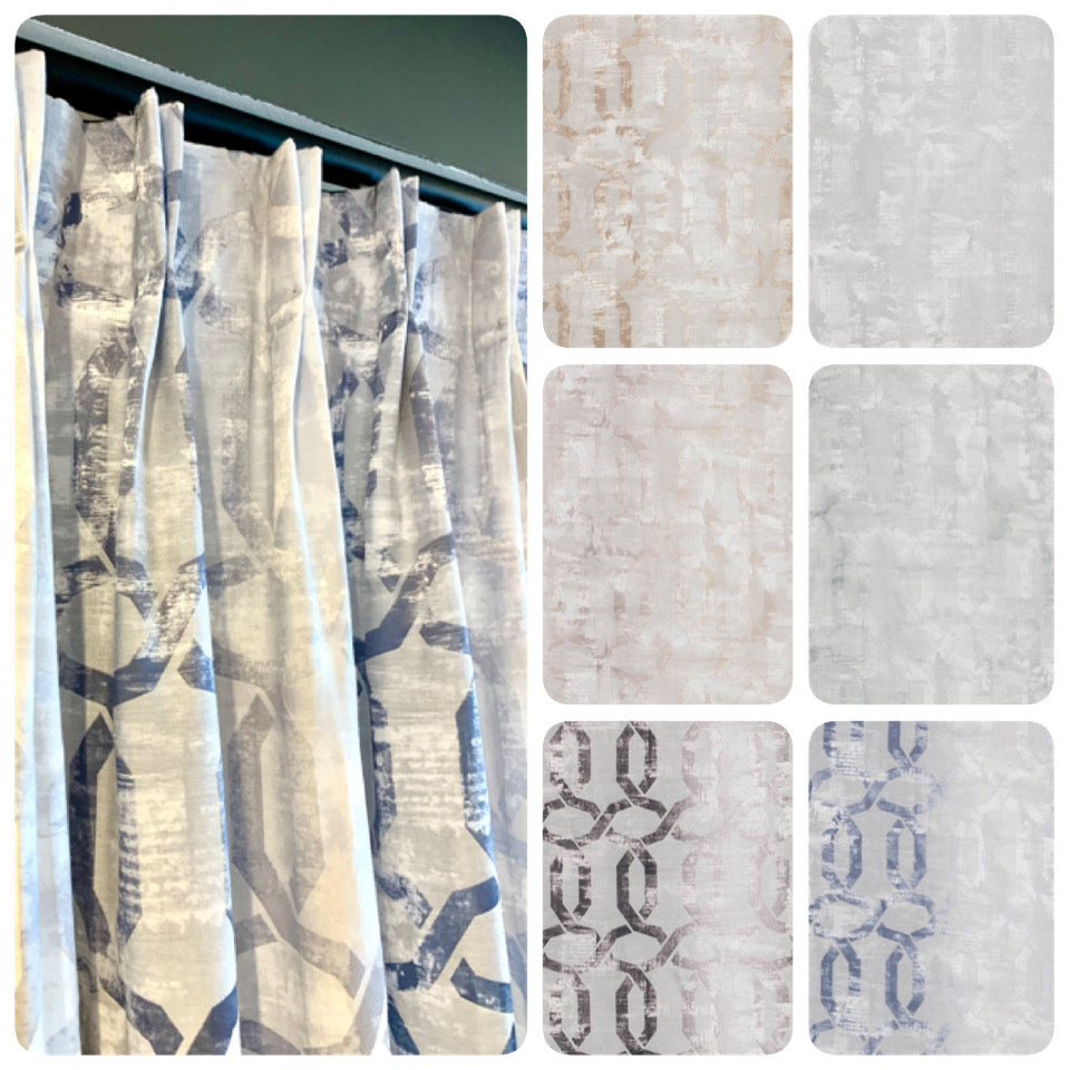 Laurier Avant-Garde Custom Designer Drapery Panels. 6 Colors ...